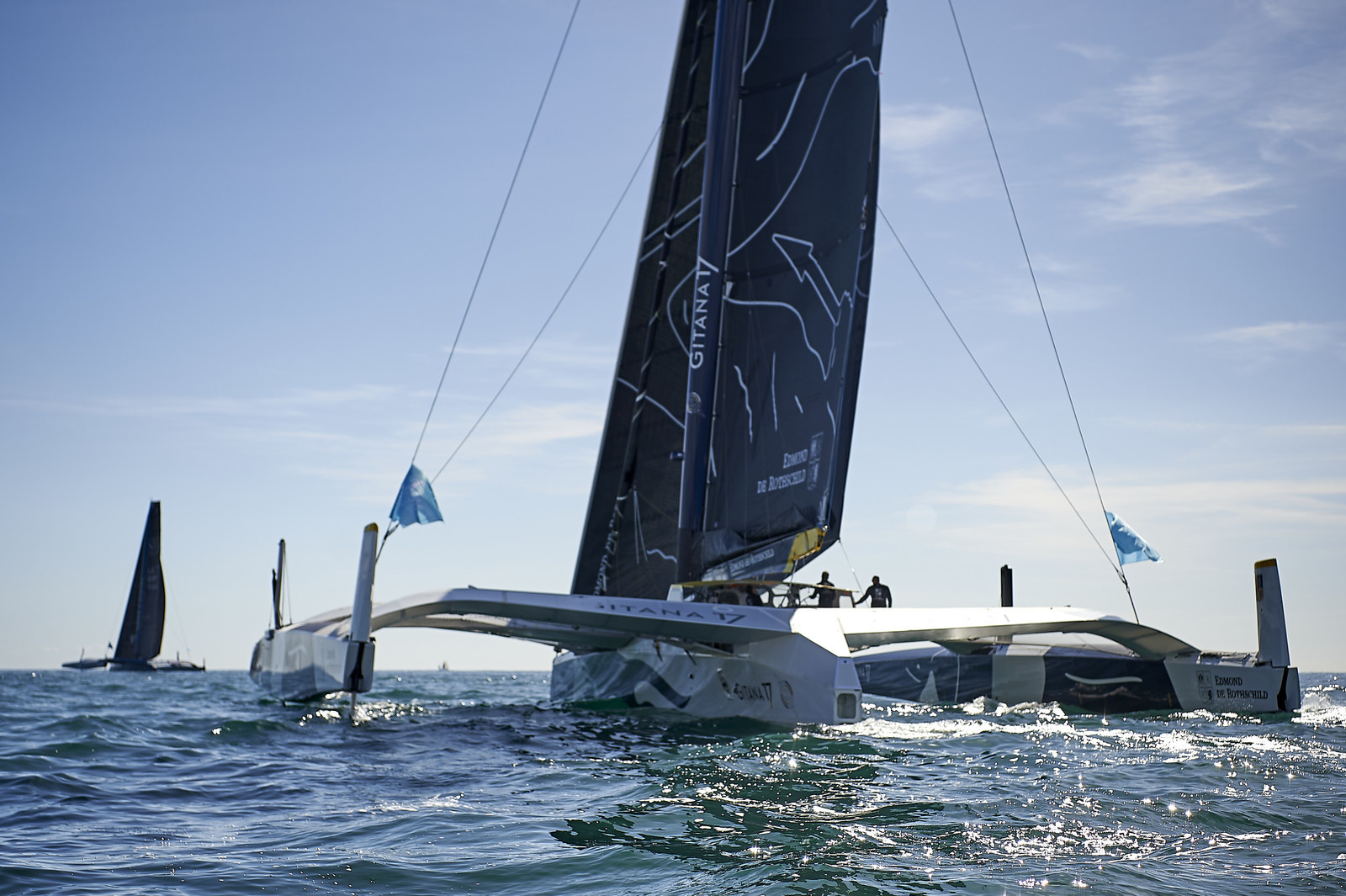Départ de la course - Ultim Sailing